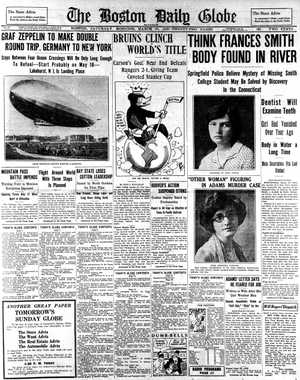 150 significant front pages from the Boston Globe's 150-year history - The Boston Globe